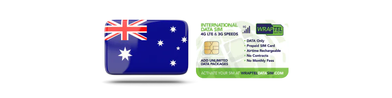 Australia SIM Card with Unlimited Data Options | Prepaid Travel SIM ...