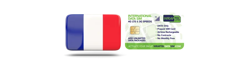 Buy France SIM Card | Prepaid Mobile Data & Unlimited Plans
