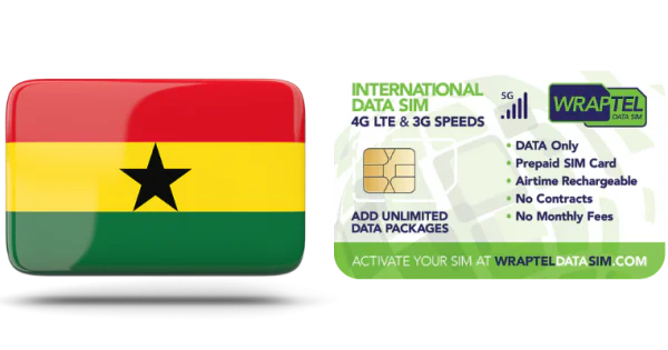 Ghana SIM Card – High-Speed 5G/4G Data for Seamless Travel