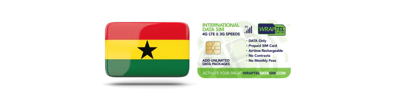 Ghana SIM Card with Unlimited Data Options | Prepaid Travel SIM ...