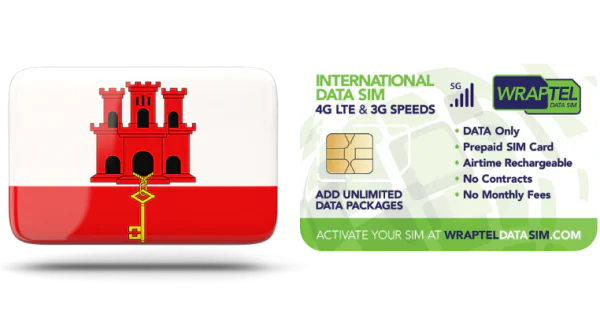 Gibraltar SIM Card – High-Speed 5G/4G Data for Seamless Travel