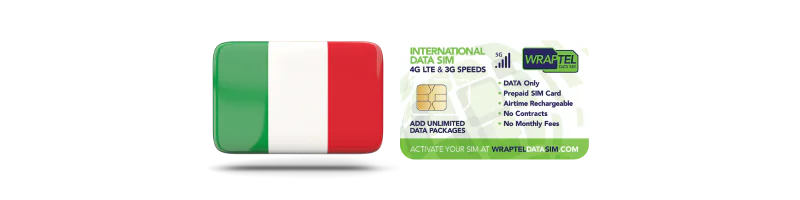 Italy SIM Card with Unlimited Data Options | Prepaid Travel SIM ...