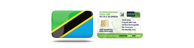 Tanzania SIM Card with Unlimited Data Options | Prepaid Travel SIM ...